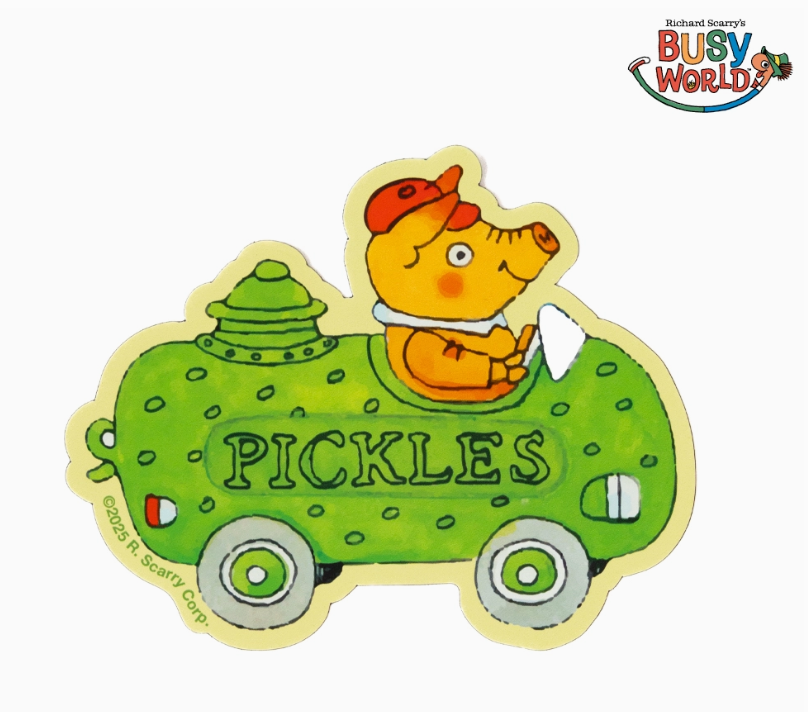 Pickles Pig Car Magnet