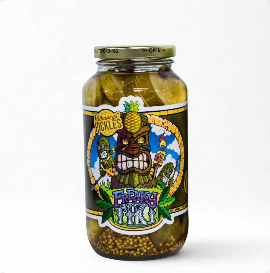 Freaky Tiki Pickle by Kilhaney's Pickles – The Pickle Factory